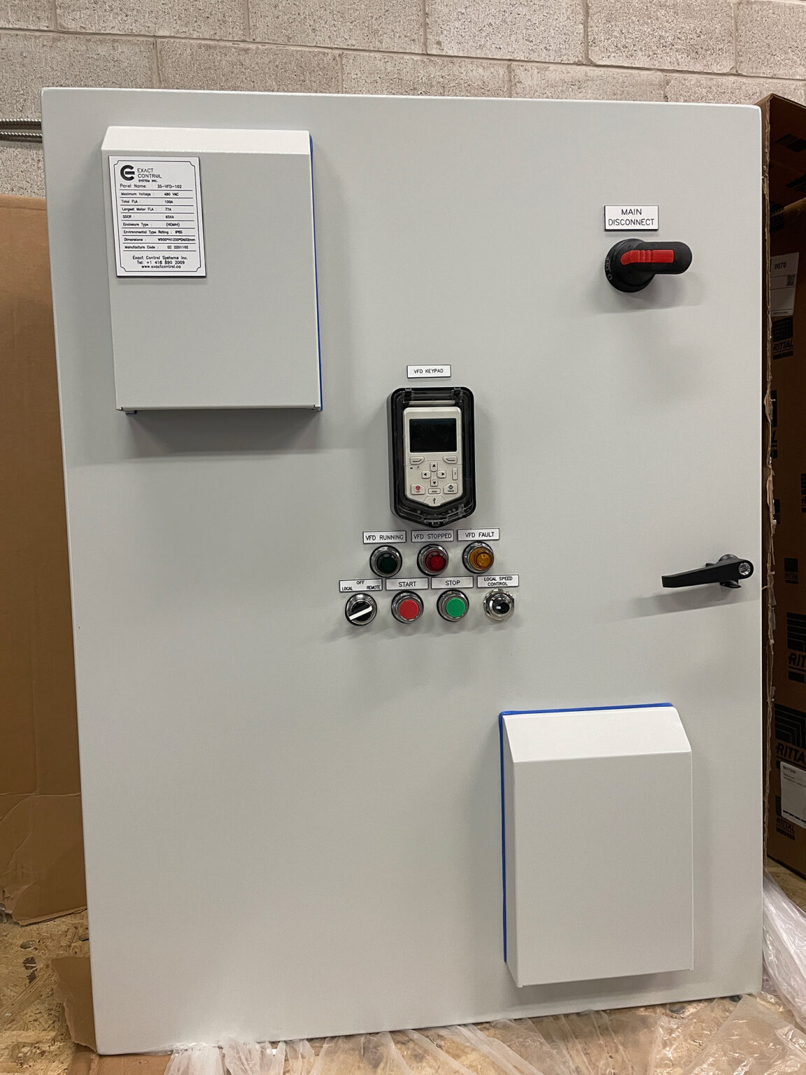 NEMA 4 PANEL – Exact Control Systems
